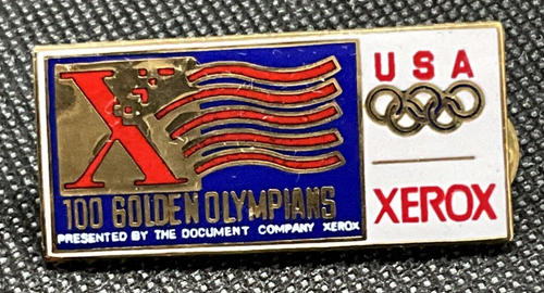 XEROX - 100 Golden Olympians USA Olympic Pin. | eBay