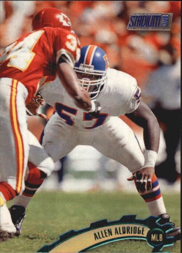 1997 Stadium Club Football Card #78 Allen Aldridge | eBay