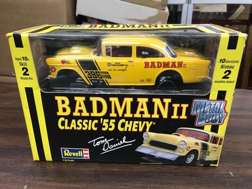 REVELL BADMAN II CLASSIC '55 CHEVY FULLY DETAILED METAL BODY SKILL ...