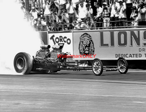 John Peters "Freight Train" Bob Muravez 60's "TWIN" Engine Gas Dragster ...
