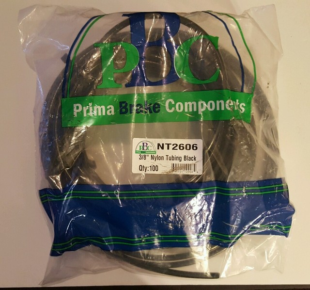 Prima Brake Components 3/8" Nylon Tubing Black NT2606 100ft for sale ...