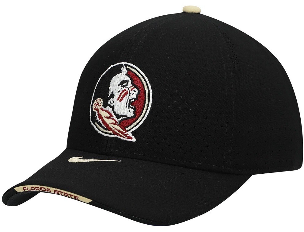 Nike Florida State Seminoles FSU Classic99 Black Aerobill Sideline Hat ...