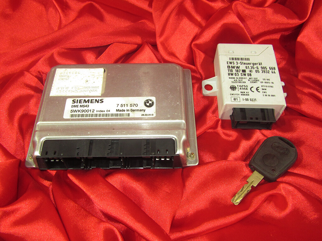 BMW E46 E36 E39 3 Z3 5'ies 2.5i M54 ENGINE ECU DME MS43 IMMOBILIZER EWS ...