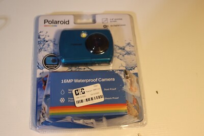 Polaroid iS 049 16MP Instant Sharing Waterproof Digital Camera Teal | eBay