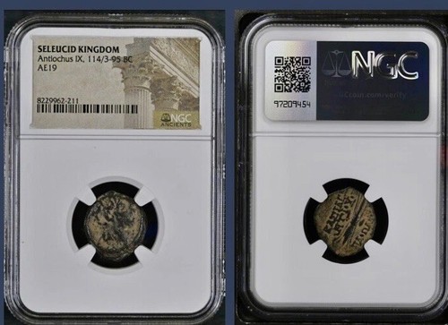 114-95BC Genuine Ancient Greek Seleucid Kingdom NGC Certified Coin ...