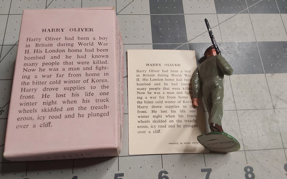 Marx warriors of the World Boxed w Card Korean War UN Harry Oliver AS ...