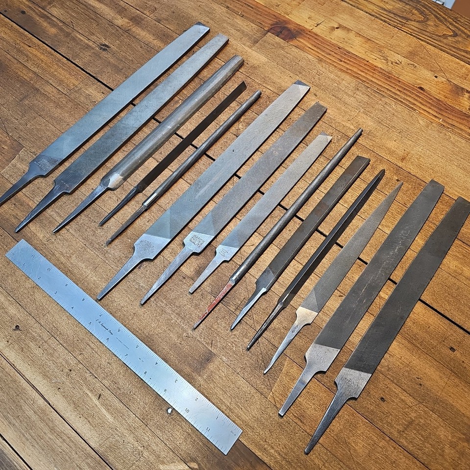 MACHINIST Tools Metal Files SET ☆ NICHOLSON File & Rasp Lot ☆SHARP ...