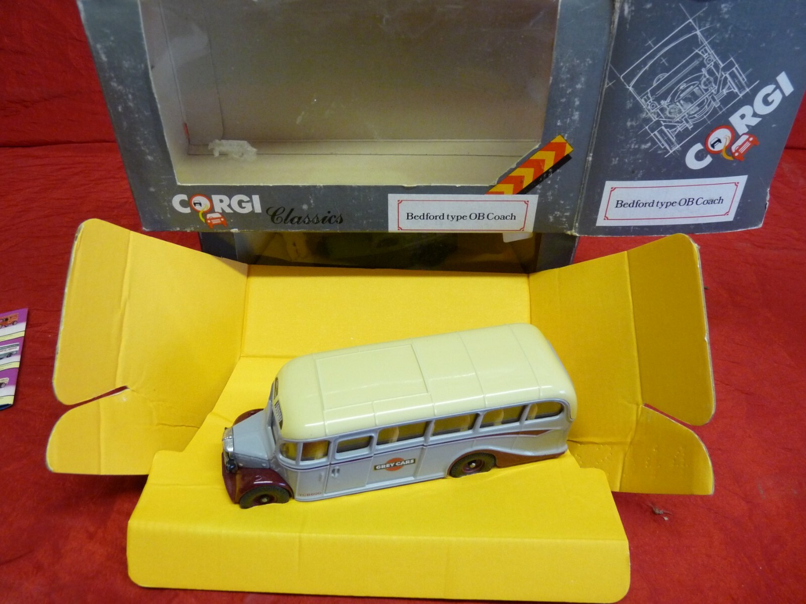 Corgi C949/4 Bedford Type OB Coach Grey & Cream Grey Cars | eBay UK