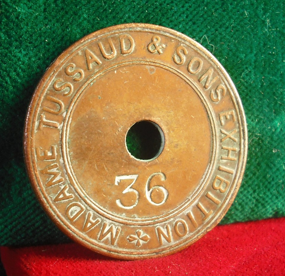 Token Ticket Pass Token London Madame Tussaud & Sons Exhibition Baker Street | eBay