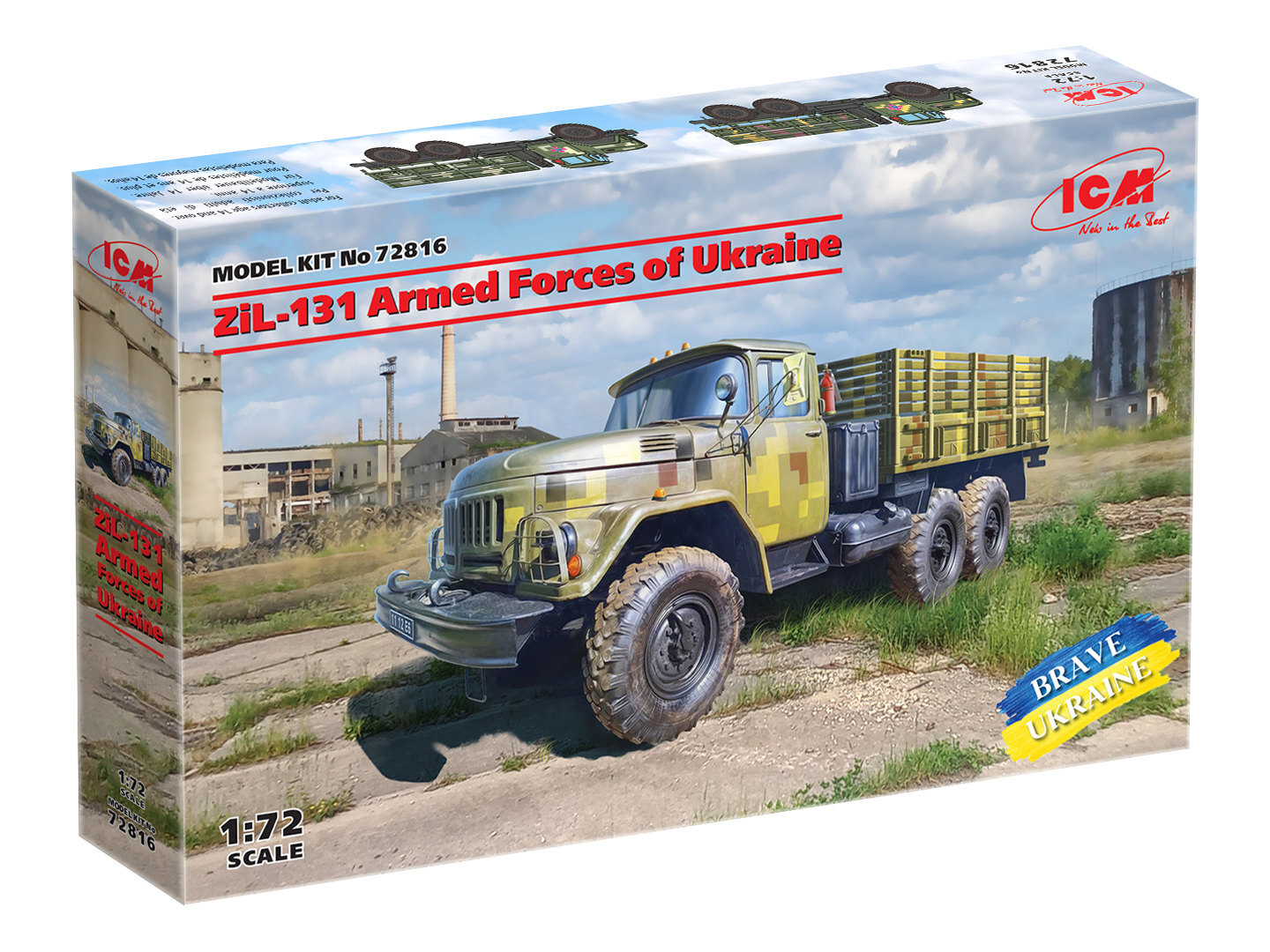 ICM 72816 - ZiL-131, Military Truck of the Armed Forces of Ukraine ...