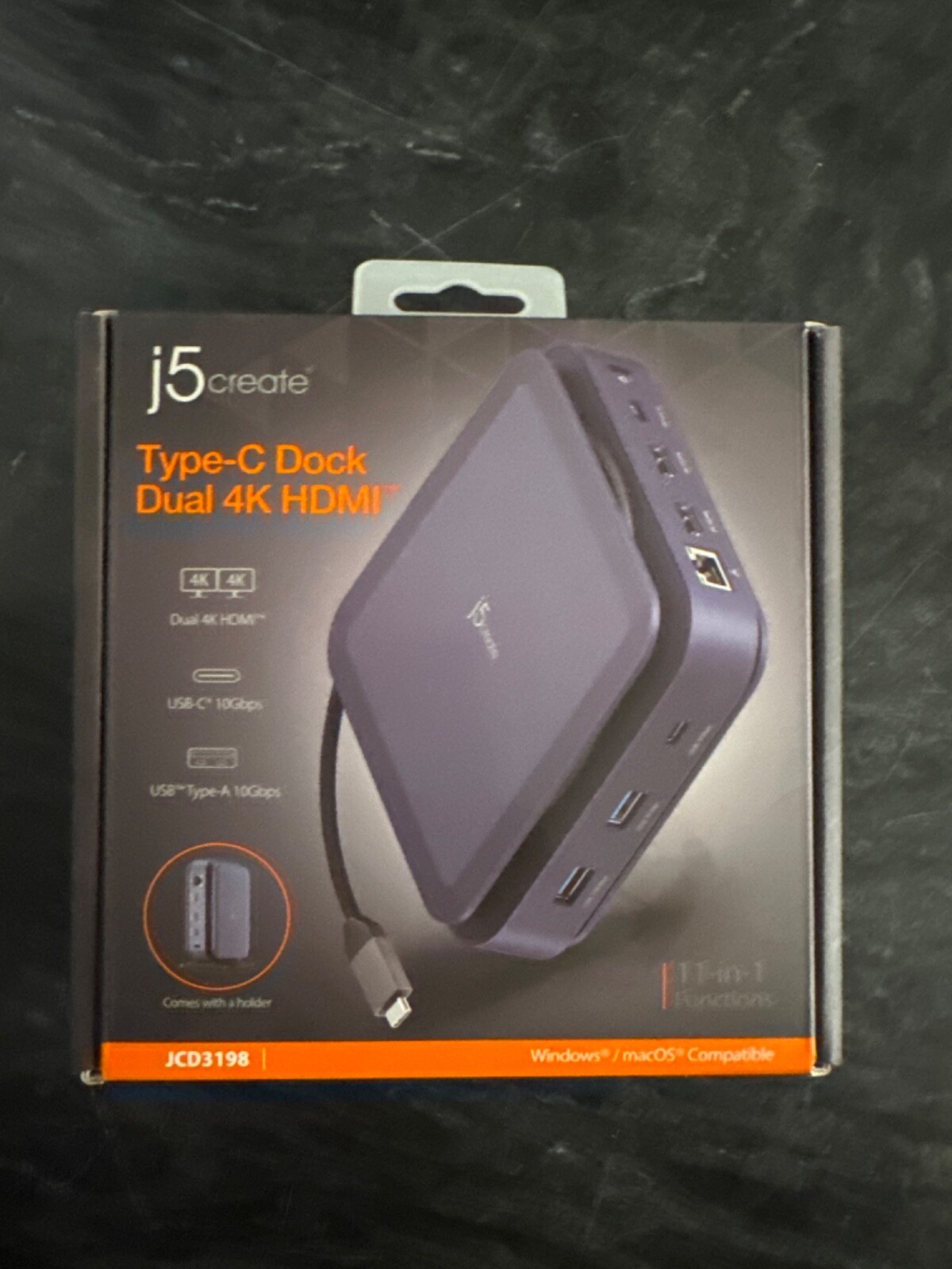 j5create Type-C Dock Dual 4K HDMI (JCD3198) (7408) NEW “Ml-07” | eBay