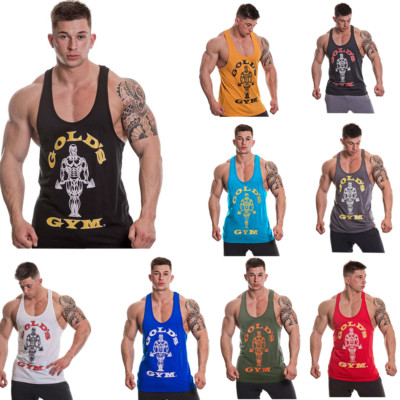 Top Stringer Vest Golds Gym Mens Muscle Joe Workout Training ...