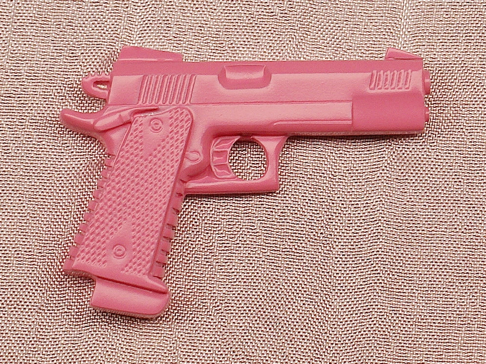 Pink Pistol With Diamonds