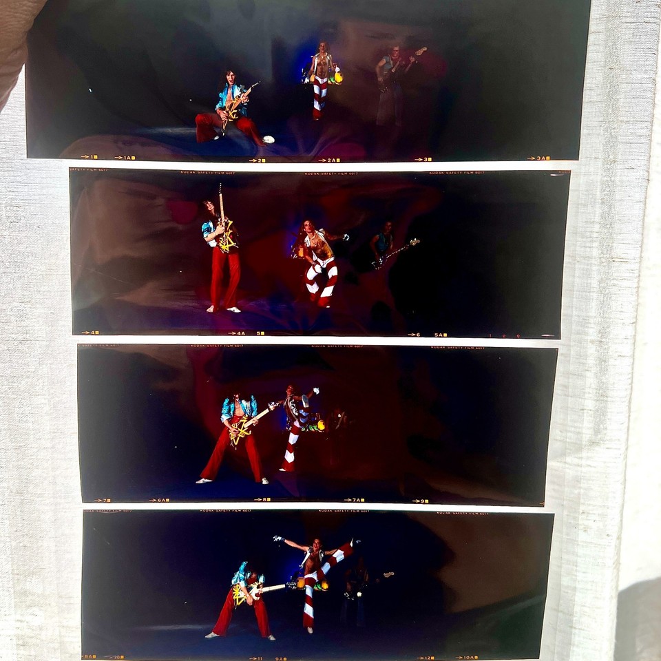 Van Halen 11 1979- Neil Zlozower 35mm Film Srips- Photo Shoot 27 photos ...
