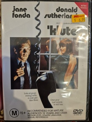KLUTE DVD JANE FONDA & DONALD SUTHERLAND SLEUTH PRIVATE INVESTIGATOR ...