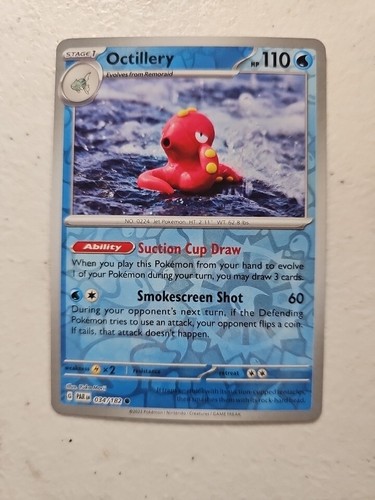 Reverse Holo Pokemon Octillery 034/182 Paradox Rift Free Shipping | eBay