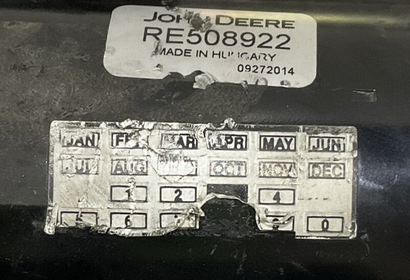 JOHN DEERE OEM RE508922 0972014 BOSCH 025286 1 002 831 748 1-1 290614 ...
