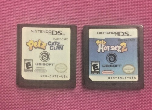 2 Petz Nintendo DS Games Catz Clan & Horsez Cartridges Only | eBay