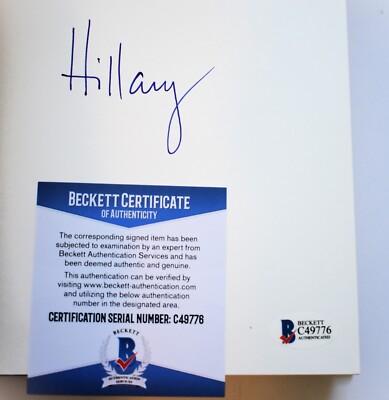Hillary Clinton SIGNED First Edition Hard Choices Hardcover HC Book ...
