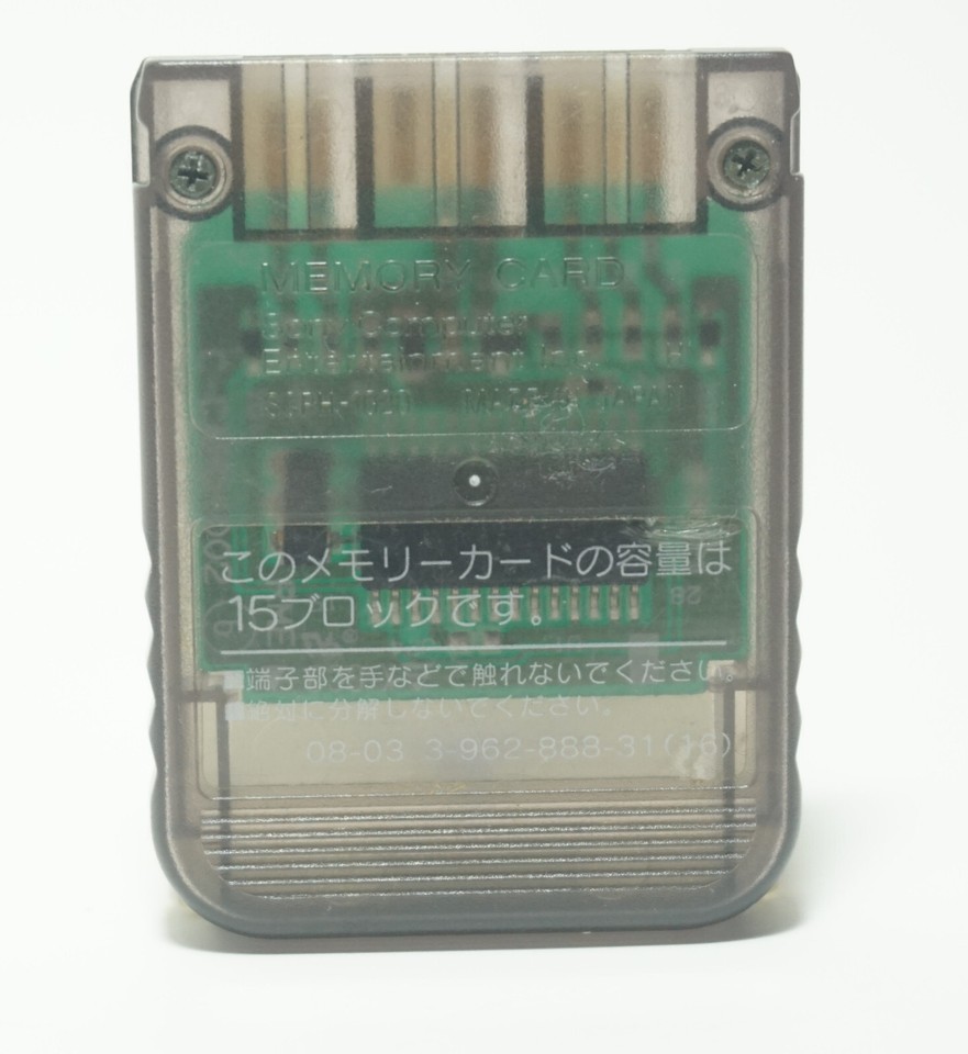 Sony Playstation 1 PS1 Official OEM 15 Block Memory Card Import SCPH ...