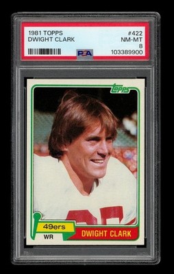 1981 Topps Set-Break #422 Dwight Clark PSA 8 NM-MT | eBay
