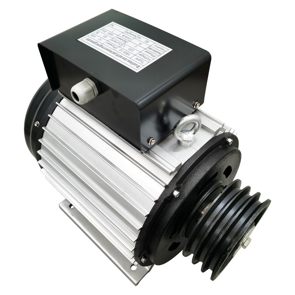 10 KW Electric Motor Brushless Generator Rated Speed 1800rpm Single ...