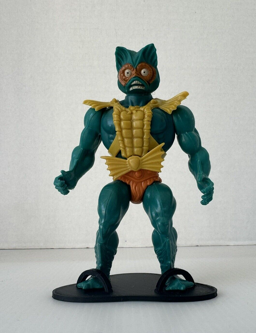 Vintage MOTU Mer-Man Merman Masters Of The Universe with Stand | eBay