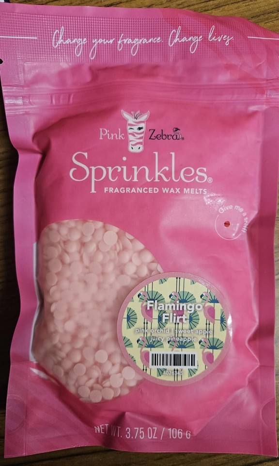 Pink Zebra wax Sprinkles - NEW - Over 125 Factory Sealed 3.75 oz. Bags ...