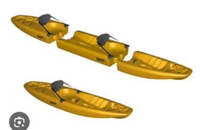 SNAP Tandem 3-Piece Modular Kayak 2-Person Sit-On Top | eBay