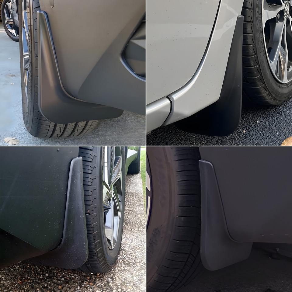 EVAPlastic Wearing Mud Flaps Splash Guards Fit For Car Front & Rear ...