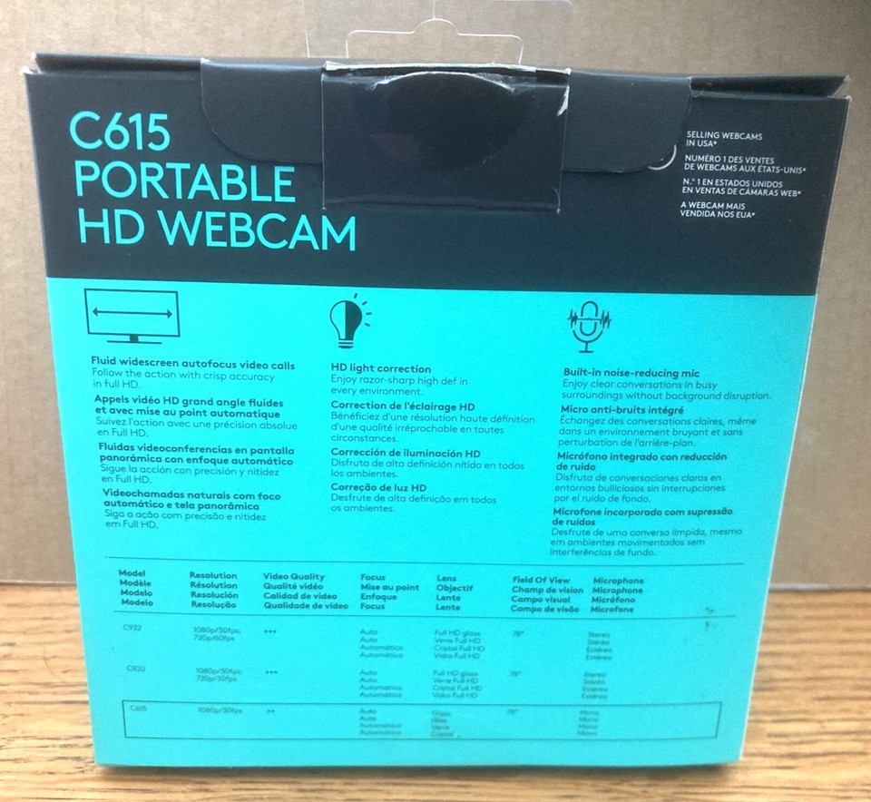 Logitech C615 Web Cam - Black - Original Owner - Working 97855074805 | eBay