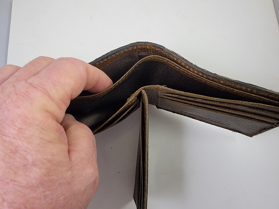 Burmese Python Wallet Men Billfold snake skin Original Slim Pocket ...