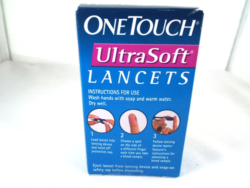 OneTouch Ultra Soft 100 Sterile Lancets for sale online | eBay
