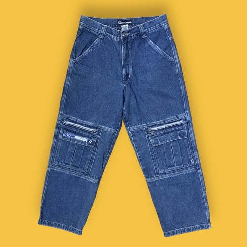 VTG 90s Macgear Baggy Rave Skater Phat Cargo Pants RARE Mac Gear JNCO ...