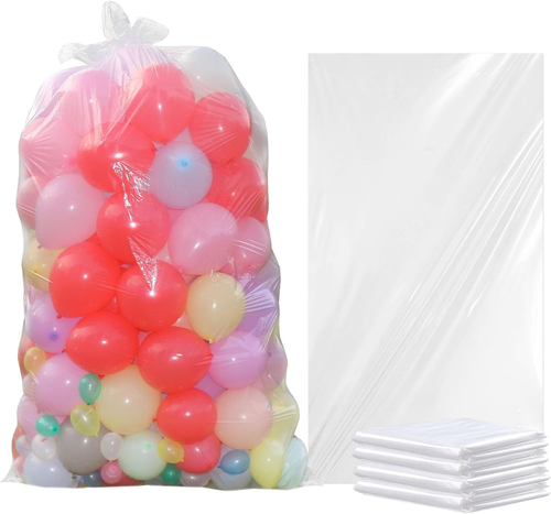 2 Pack 98 X 59 Inch Extra Large Balloon Storage Bags - Reusable Clear ...
