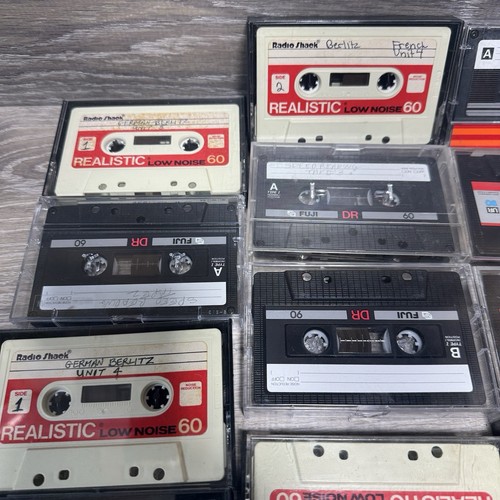 Lot of 26 Cassettes Pre Recorded Selling as Blanks, Memorex TDK ...