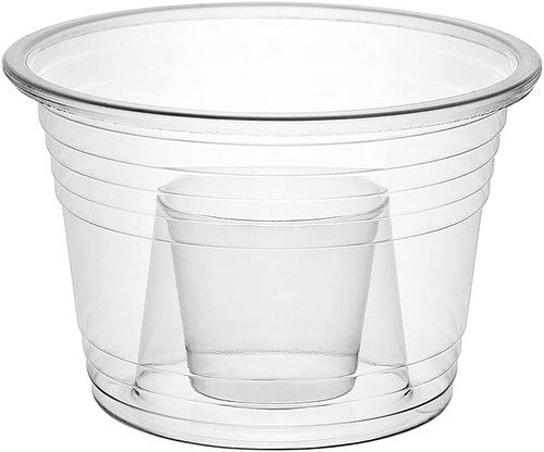 Party Essentials Plastic Bomber Cups, Jager Bomb 50 Count (Pack of 1 ...
