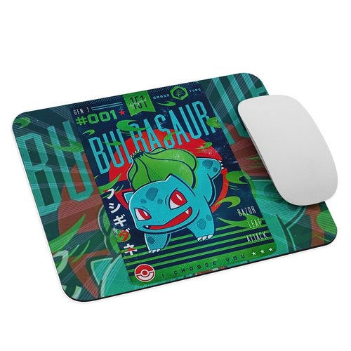 Bulbasaur Pokémon フシギダネ - Mouse Pad NEW 9.5" x 7.75" Non Slip Gaming ...