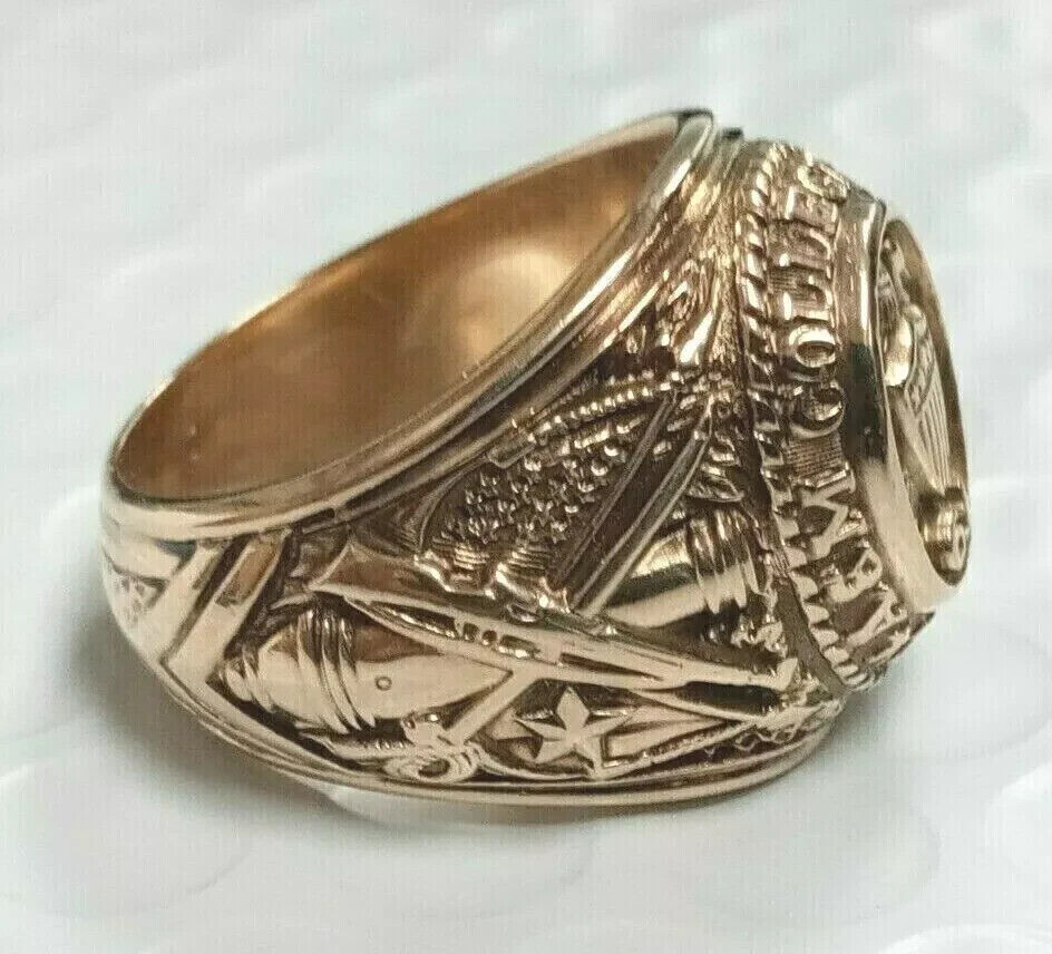 Without-Stone Men's A & M College Of Texas Aggie Ring 14k Yellow Gold ...