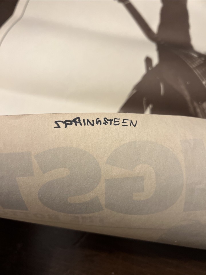 Vtg BRUCE SPRINGSTEEN Born To Run 1975 Bottom Line NYC Concert Poster ...