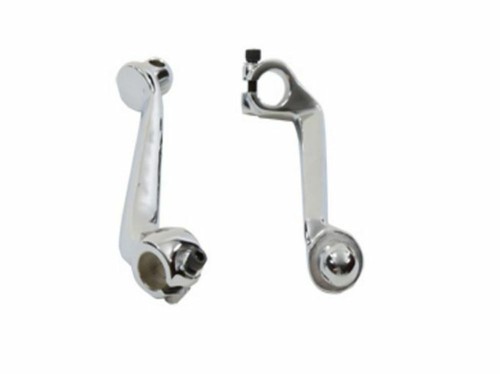 Replica Chrome Mid Control Splined Foot Peg Mounts Harley Ironhead ...