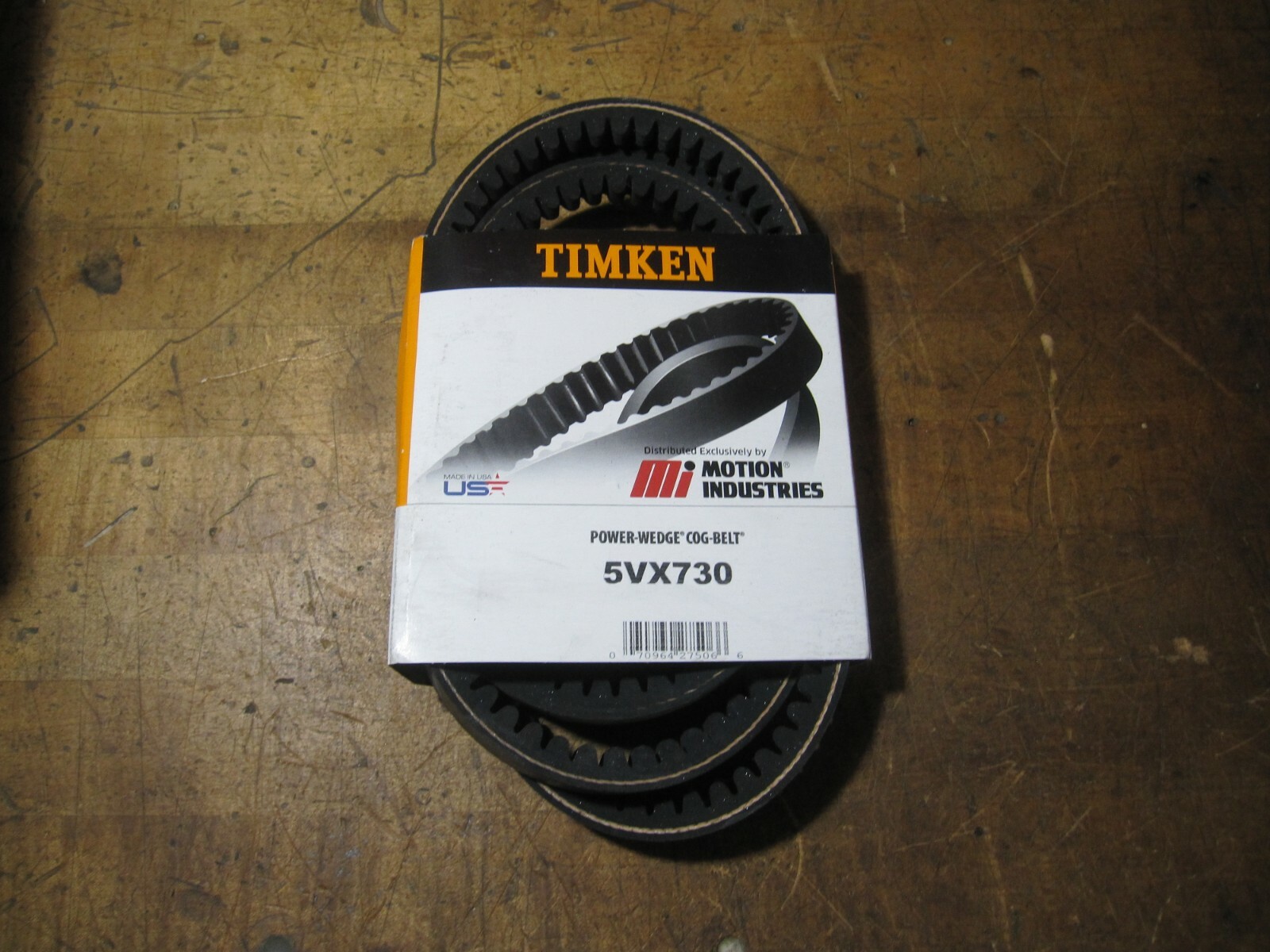 Timken 5VX730 5/8" X 73" Power-Wedge Cog-Belt V-Belt (@A11) | eBay