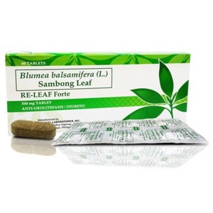 Sambong Re-Leaf Forte Tea x120 Capsules 500mg Blumea Balsamifera (L ...