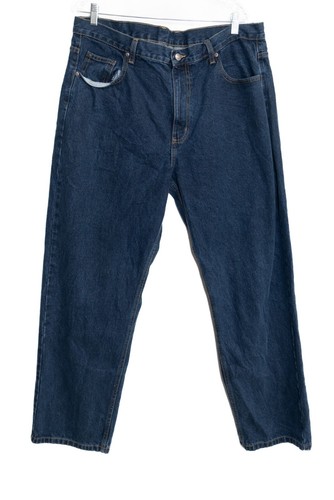 Members Mark Relaxed Fit Blue Denim Jeans Size 38 x 30 Cotton Casual ...