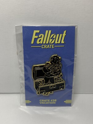 Fallout Loot Crate Pin Black Gold Brand New Unopened - Bethesda 2019 | eBay
