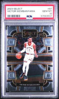 PSA 10 Victor Wembanyama 2023 Select Concourse RC #87 Hobby Wemby ...