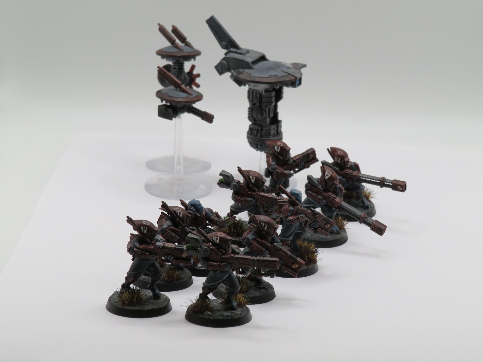 Warhammer 40k - Tau Empire - Pathfinders painted - Farsight Enclaves | eBay