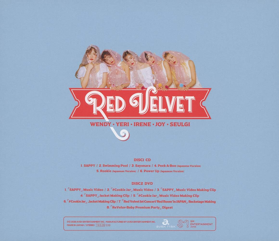 New Red Velvet SAPPY First Limited Edition CD DVD Booklet AVCK-79593 ...