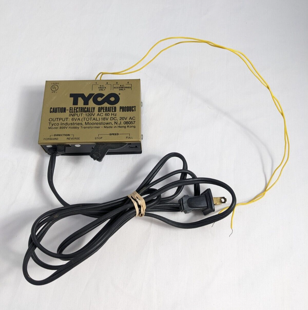 TYCO HO SCALE Transformer Model 899V Power Pack Speed Control | eBay
