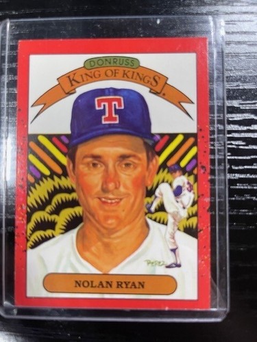 1990 Donruss Baseball Nolan Ryan King of Kings No Dot Error Card #665 ... 1990 Donruss Baseball Nolan Ryan King of Kings No Dot Error Card #665 ...